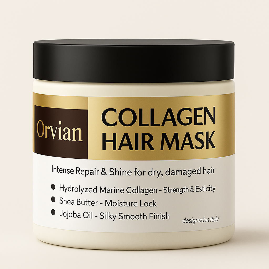 Collagen Hair Mask – Deep Repair & Intense Hydration – Orvian